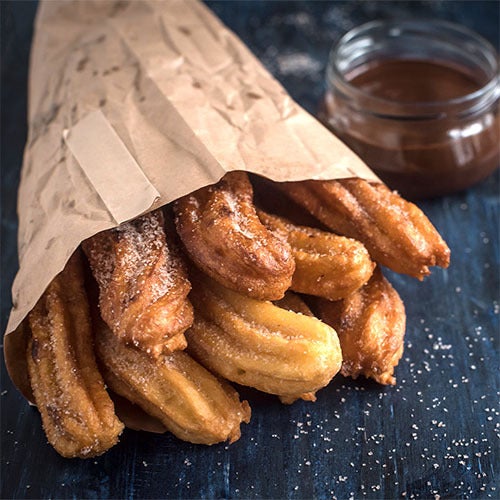 Jumbo cinnamon and vanilla churros - 12 pack | Bulk Foods Delco